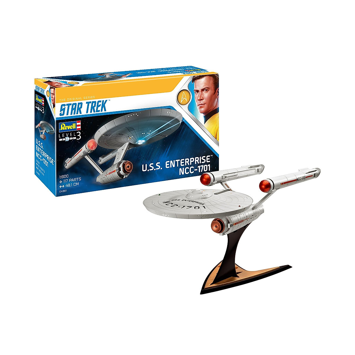Revell 04991 Star Trek U.S.S. Enterprise NCC-1701 (TOS) 1:600 Scale Model Kit