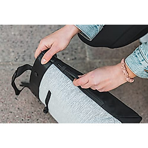 Sherpani Geo, Anti Theft Medium Crossbody Bag, Tote Bag, Travel Bag, Shoulder Bag, Purses for Women (Sterling)