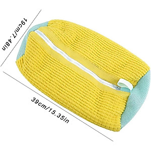 Ameurey 2Pcs Shoe Washing Machine Bag, Laundry Shoe Bags for Washing Machine,Sneaker Washing Machine Bag, Reusable Dustproof Travel Shoe Bag