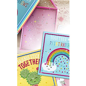 BOX CANDIY Totally Deco Llama Love String and Pom Pom Art Set in Keepsake Box to Make and Display