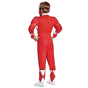 Disguise Red Ranger Classic Muscle Child Costume, Red, Size/(4-6)