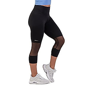 NEBBIA High-Waist ¾ Length Sporty Leggings 406 Black