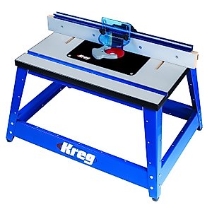 Kreg PRS2100 Bench Top Router Table - Full Size Portable Router Table - Workshop Router Table - Workbench Accessory - Holiday Home Improvement Gifts for Him