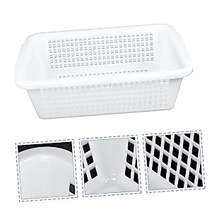 Tofficu 2pcs Storage Basket Document Letter Tray Plastic Folder Paper Storage Organizer Multifunctional File Basket Desk Tray Plastic Basket Tray Folder Basket Barbecue Desktop White Abs