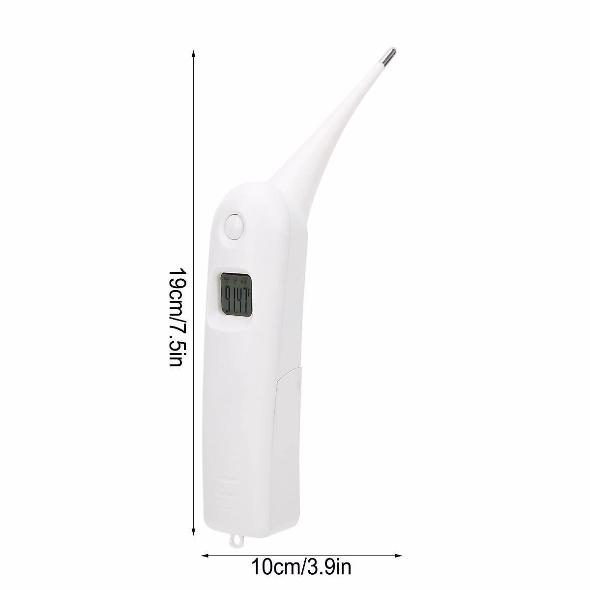 Zerodis Pig Thermometer Electronic LCD Pet Veterinary Thermometer with Memory Function for Dogs Cats Pet Dog Thermometer Horse Anus Thermometer Fast Digital Veterinary Thermometer