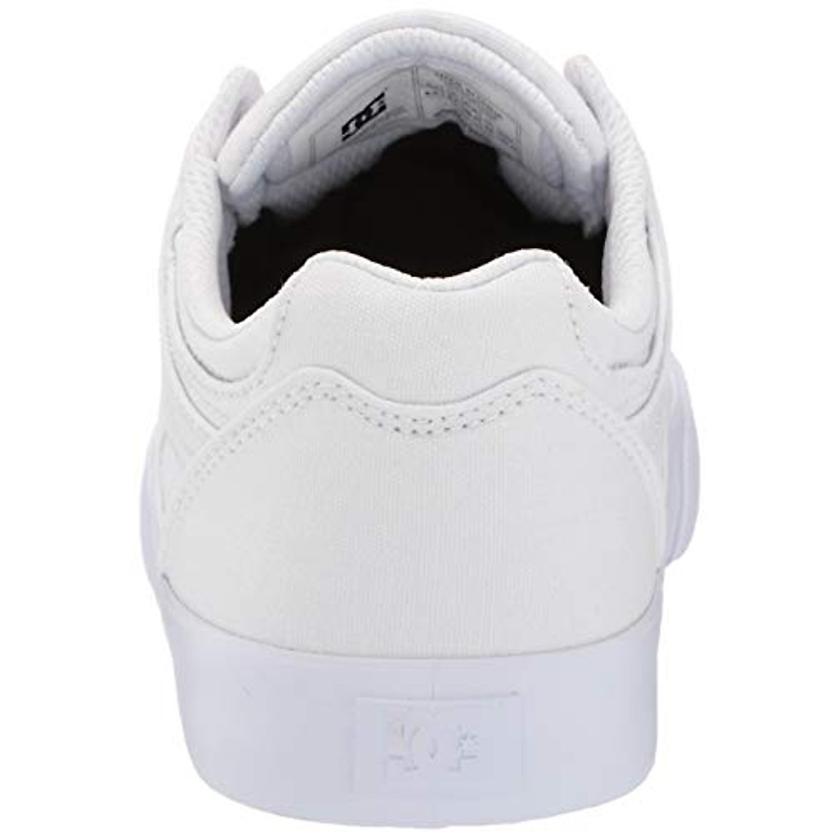 DC womens Kalis Vulc Skate Shoe, White/White, 7 US