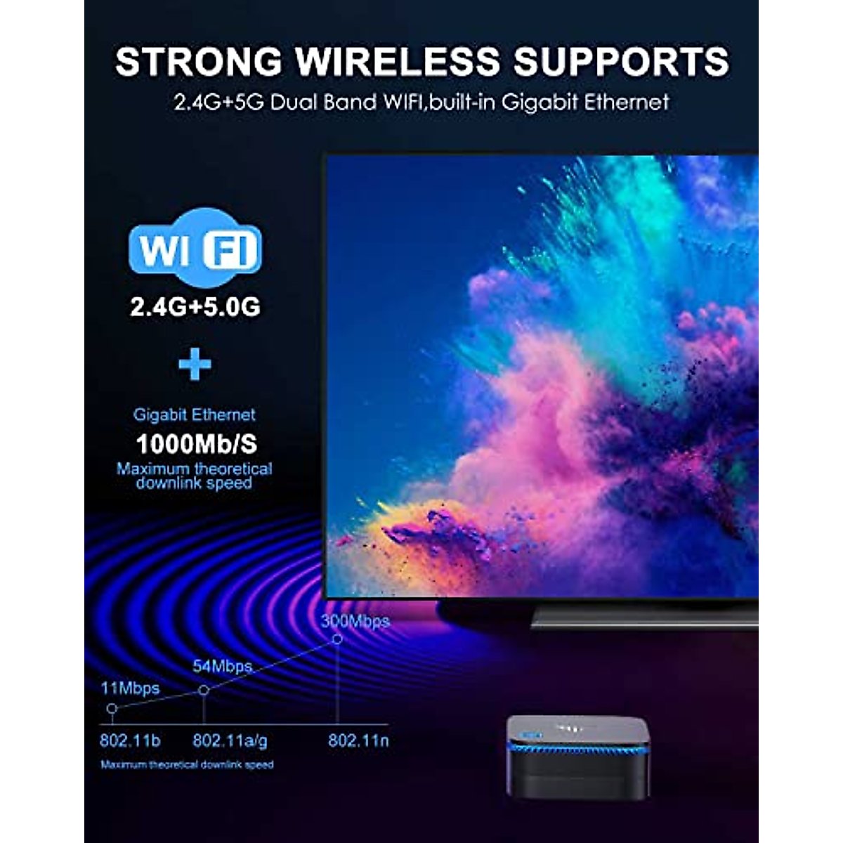 KAMRUI Mini PC, AK1 PRO 12GB RAM 256GB SSD Mini Desktop Computer Intel Celeron N5105 Processor,Quad Core Micro Computer 4K, Support 2.5-inch SSD, 2.4G/ 5.0G WiFi, Gigabit Ethernet, HTPC