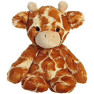 Aurora® Snuggly Sweet & Softer™ Giraffe Stuffed Animal - Comforting Companion - Imaginative Play - Brown 9 Inches