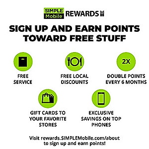 SIMPLE Mobile Prepaid Sim Card Kit (Verizon Network), Regular & Micro Size Sim Card