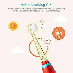 Fisher-Price My First Soniclean Baby Toothbrush, Extra Soft Bristles, First Baby Electric Toothbrush, Baby Teethers, Baby Teething Relief, Kids Toothbrushes