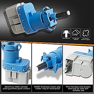 HERCOO Brake Stop Light Switch 4Pins Compatible with Ford F-150 F-250 F-350 Super Duty Focus Fusion Expedition