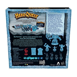 Avalon Hill HeroQuest The Frozen Horror Quest Pack, Dungeon Crawler Game for Ages 14+, Requires HeroQuest Game System to Play