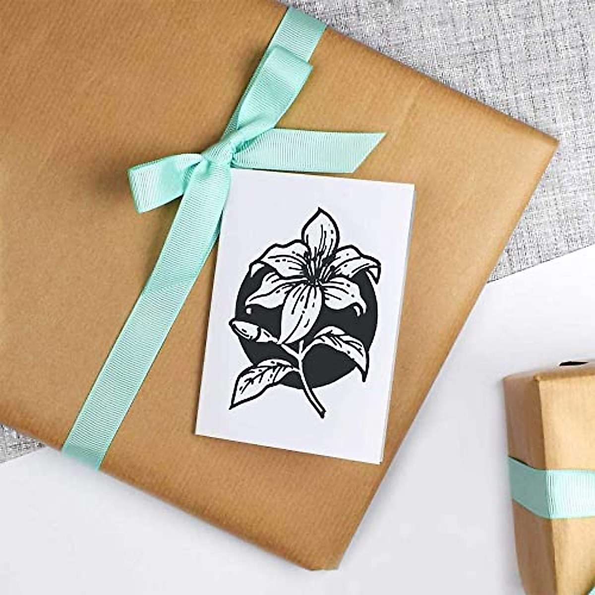 Azeeda 4 x 'Lily' Gift Tags/Labels (GI00065704)
