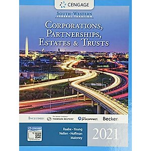 South-Western Federal Taxation 2021: Corporations, Partnerships, Estates and Trusts (Intuit ProConnect Tax Online & RIA Checkpoint, 1 term (6 months) Printed Access Card)