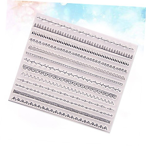 LIGHTAOTAO Stamps for Kids Rubber Stamp Collection Flower Clear Rubber for Crafting Ink Stamps Scrapbooking Stamps Silicone Stamps Transparent Stamps Seal Card Template Child Acrylic Account