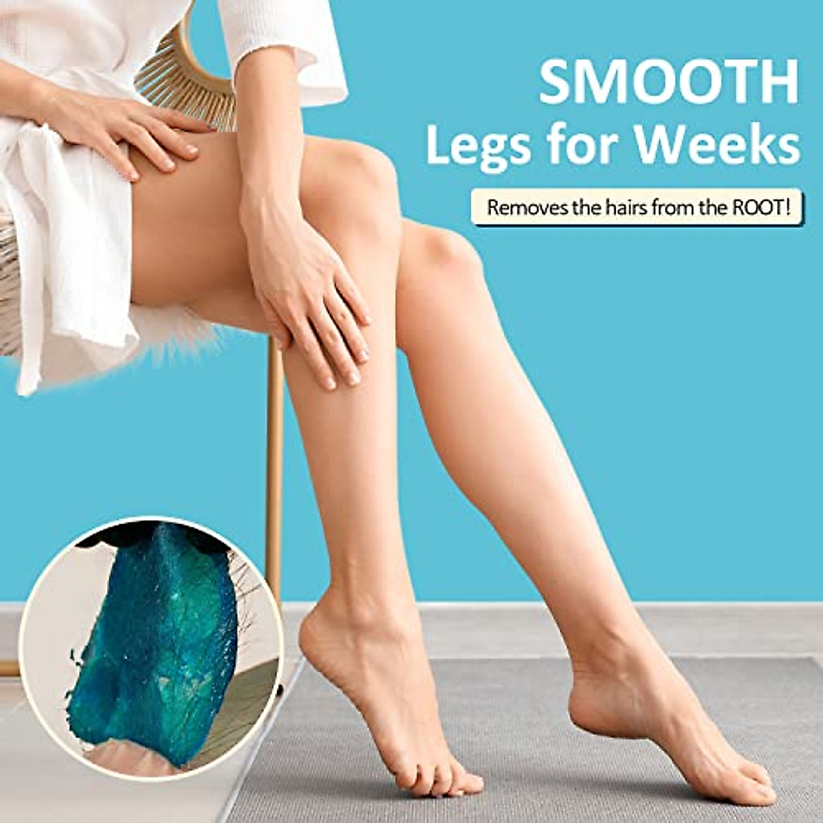 Maxpearl Digital Waxing Kit - Women Men Hard Wax Melt Warmer Kit for Hair Removal - Sensitive Skin, Eyebrows, Face, Underarms, Brazilian, Bikini, Legs