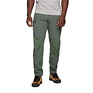 Black Diamond Mens Swift Water Resistant Softshell Pants, Granite, Large