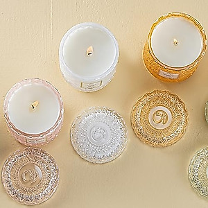 Chloefu LAN Vanilla Bean Highly Fragranced Candle Gifts for Women, Natural Wax Candle for Home Scented, Up to 55 Hour Burn time - 8.1 Ounce Premium Soy Wax