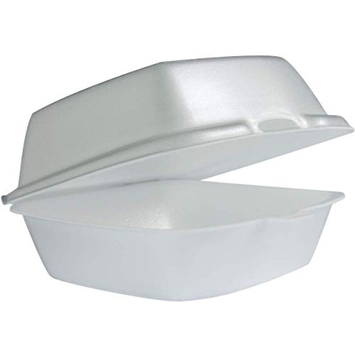 DART CONTAINER Dart Carryout Food Container, Foam, 1-Comp, 5 1/2 x 5 3/8 x 2 7/8, White (Case of 500), 1 Compartment