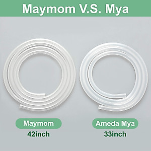 Maymom Tubes Compatible with Ameda MYA Pump Ameda MYA Pro Pump Not Original Ameda MYA Tubes Not Original Ameda MYA Breast Pump Accessories Not Original Ameda MYA Breast Pump Parts;