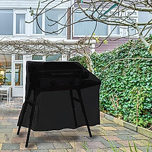 Grill Cover for Blackstone 17 inch & 22 inch Griddle with Hood and Stand, Outdoor Heavy Duty 600D Polyester Griddle Cover for Blackstone 17 inch & 22 inch Griddle