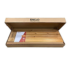 Enclo Privacy Screens EC18008 Richmond Wood Outdoor Privacy Fence Screen No-Dig Kit 38" W x 42" H, Cedar (2 Panels)