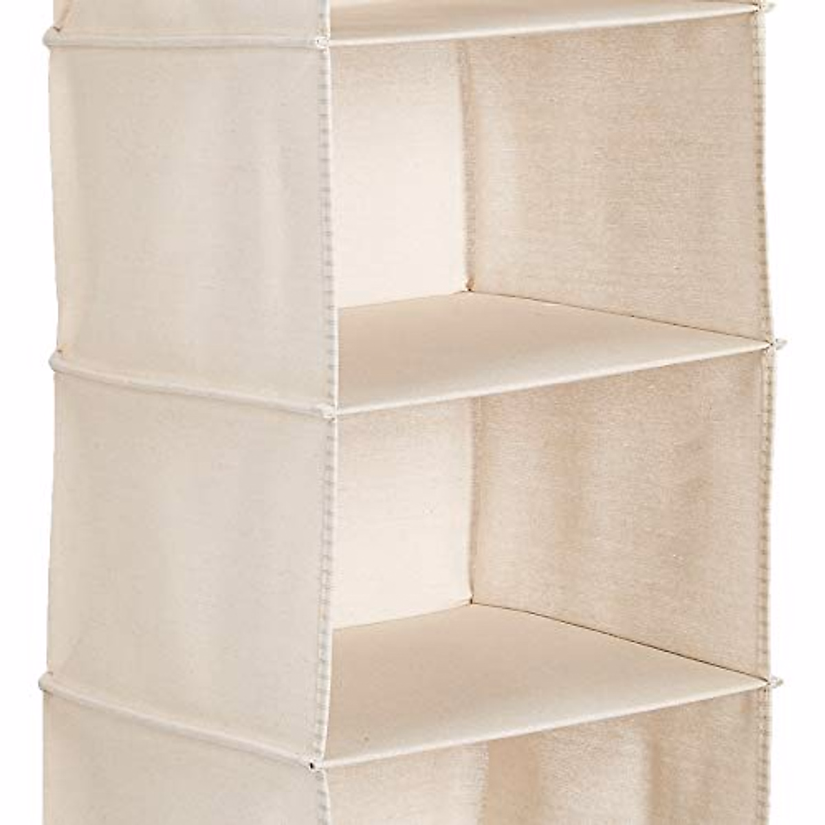 Amazon Basics Hanging Closet Shelf - 6-Tier, Canvas