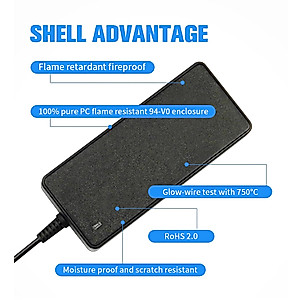 Power Recliner Power Supply, AC/DC Switching Power Supply Transformer 2-pin 29V/24 2A Adapter Universal Power Cord for Lift Chair or Power Recliner