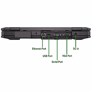 Dell Latitude 5414 Rugged FHD Laptop PC, Intel Core i7 2.6GHz Processor, 16 GB DDR4 Ram, 256GB M.2 SSD, Wi-Fi | Bluetooth, Webcam, HDMI, VGA Connector, USB 3.0, Windows 10 Pro (Renewed)