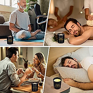 Gifts for Dad from Daughter Son, Unique Fathers Day Birthday Gift Ideas for Husband Men Him, Thanksgiving & Christmas Day Presents for Dad or Man, Lavender Candles Best Dad Ever Gifts (7oz) D
