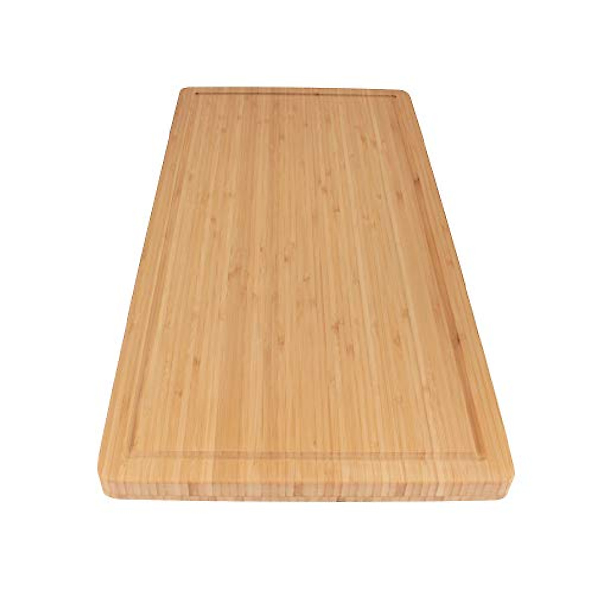 BambooMN Bamboo Burner Cover/Cutting Board for Viking Cooktops, New Vertical Cut, Large, Extra Long (23"x11.78"x0.75")