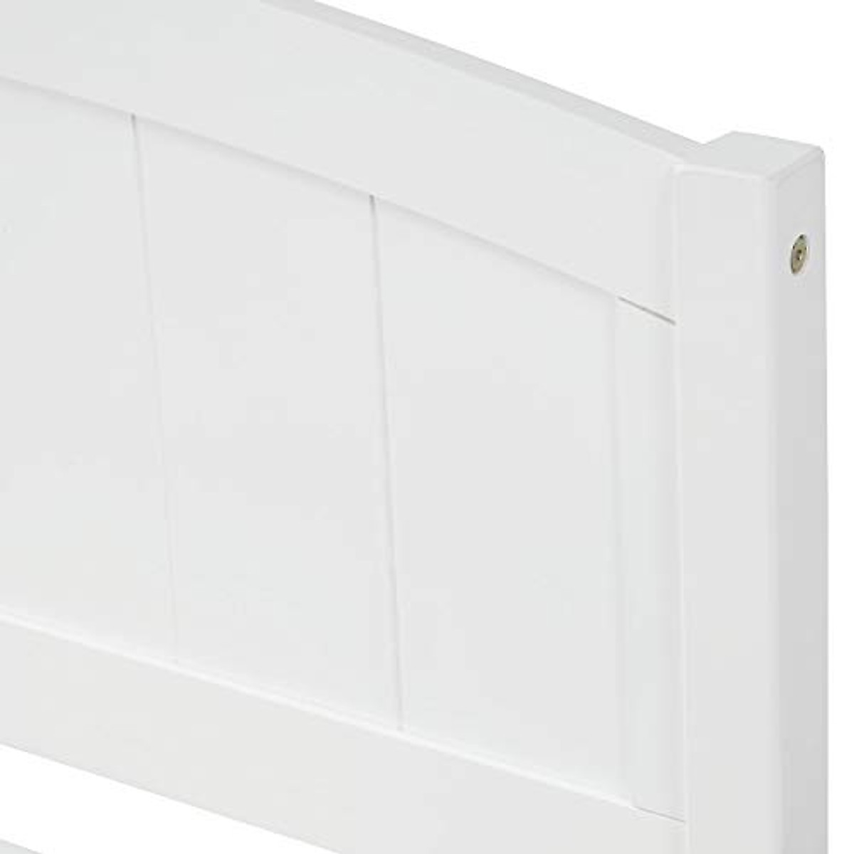 Twin Size Platform Bed with 2 Storage Drawers, Solid Wood Twin Bed Frame with Slat Support and Headboard for Kids, Teen, Adults, No Box Spring Needed(Twin, White)