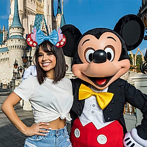 FANYITY Mouse Ears, Sequin Mouse Ears Headband for Boys Girls Women (Red)