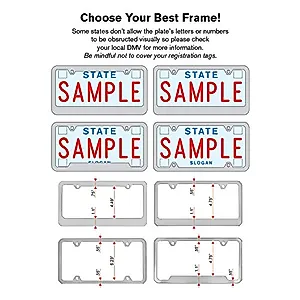 Treat People with Kindness Plastic License Plate Frame