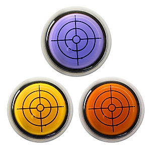 Smalibal Golf Slope Putting Level Reading Ball Marker Hat Clip Outdoor Sports Golf Marker Tool Yellow