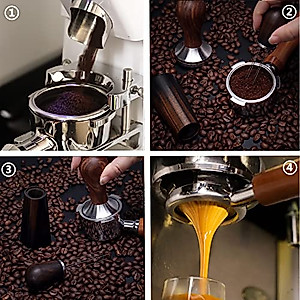 DIBTSA 51mm Bottomless Portafilter Compatible with DeLonghi Espresso Machine EC680 EC685, 304 Stainless Steel, with Reusable Coffee Replacement Filter Basket