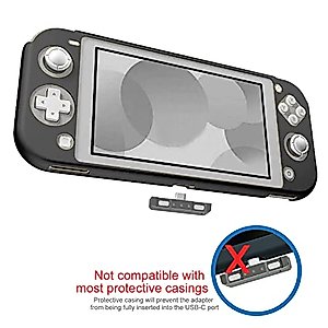 HomeSpot Bluetooth 5.0 Audio Transmitter Adapter with USB C Connector Built-in Digital Mic aptX Low Latency for Nintendo Switch Lite Yellow Accessories Compatible with AirPods PS5 Bose Sony