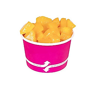 Karat [8oz - 1000 ct] Paper Ice Cream Cups & Soup Bowls for Hot/ Cold Food - Ideal for Soup, Ice Cream, Gelato, Yogurt and Snacks - Pink