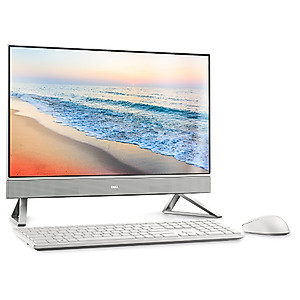 Dell Inspiron 5410 Business All-in-One Desktop Computer PC[Windows 11 Pro], 23.8" 24 FHD Touchscreen, 12th Gen Intel 10-Core i5-1235U, 8GB RAM, 512GB SSD, WiFi, BT 5.2, Pop-up Camera, HDMI, RJ-45