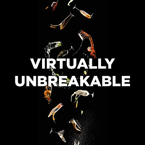 Strahl Unbreakable Wine Glass Goblet, Design Shatterproof Polycarbonate Stemware Clear Glassware Glasses, Heavy Duty Premium Restaurant Grade for Beverages, Gin Cocktail, 17 Ounces, 206173, Set of 12