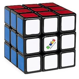Rubik's Cube, The Original 3x3 Cube 3D Puzzle Fidget Cube Stress Relief Fidget Toy Brain Teasers Travel Games for Adults and Kids Ages 8+