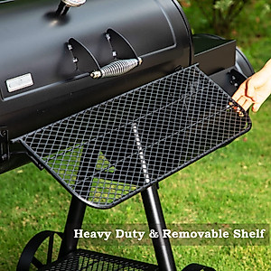 Sophia & William Heavy-Duty Charcoal Outdoor Smoker Grills, Extra Large Offset Smoker (941 SQ.IN. Cooking Area), Charcoal Grill & Smoker Combo for BBQ Patio Cooking
