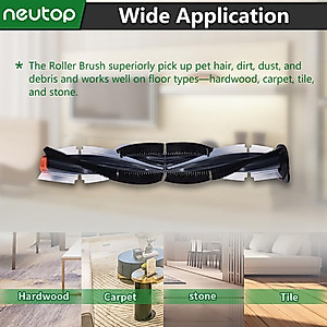 neutop Replacement Brush Compatible with Neato Botvac Connected Series D10 D9 D8 D3 D4 D5 D6 D7 and Botvac D Series D75 D80 D85 Robot Vacuum Parts Accessories.