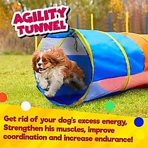 Hide N Side 2-Pack 6ft/12ft Crawl Through Play Tunnel Toy, Pop up Tunnel for Kids Toddlers Dogs Babies Infants & Children Gift Indoor & Outdoor Tube