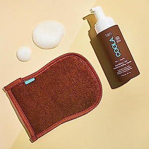 COOLA Sunless Self Tanner Mitt, Supports Sunless Tanning Lotion Application, 2-in-1 Applicator & Exfoliator for Face & Body