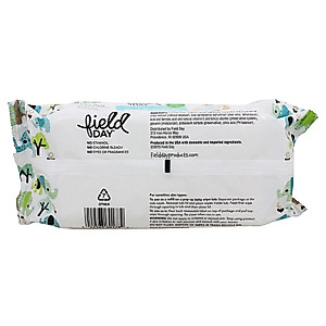 Field Day - Eco-Friendly Baby Wipes Resealable Refill Pack Unscented - 72 Wipe(s)