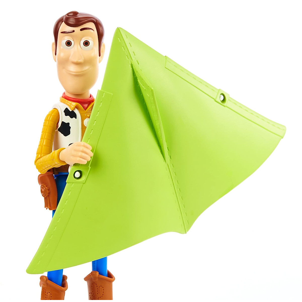 Toy Story 4 25th Anniversary Woody Figure in True to Movie Scale with Guitar, Lasso, Kite for Creative Play, Highly Posable, Collectible Adult and Kids Birthday Gift Ages 3 and Up