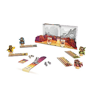 K.O. Corral Board Game | Jakks Wild Games | Strategy Board-Game | Family Dice and Card Game for Adults and Kids | 2 to 4 Players | Average playtime 35-45 minutes | Ages 8+