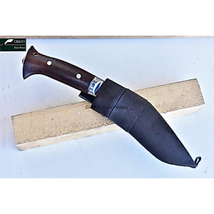 GK&CO. Kukri House Genuine Kukri/Khukuri- 5" Black (Rust Free) Blade Panawal Khukuri- Handmade Factory in Nepal.