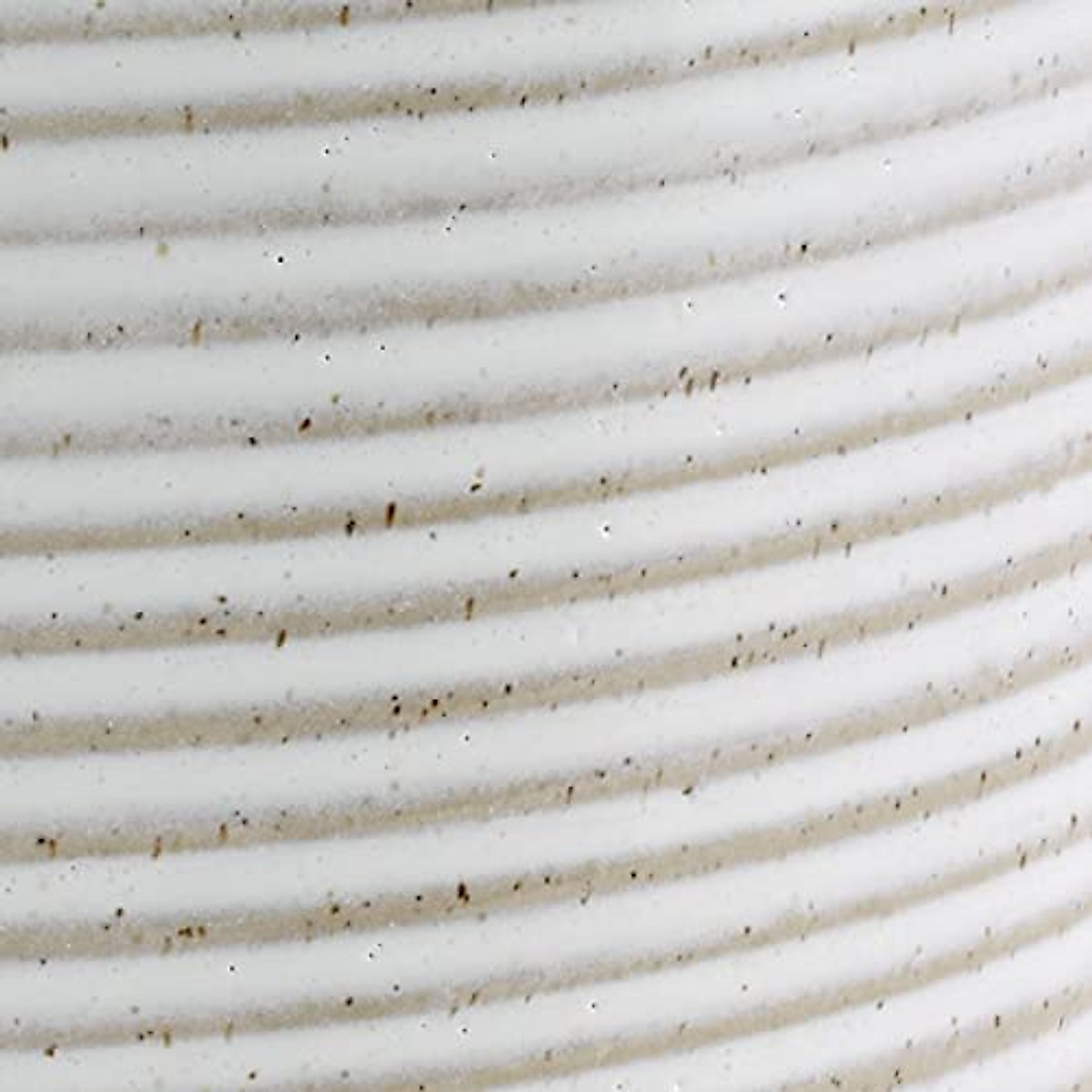 Avanti Linens - Wastebasket, Decorative Trash Can, Ribbed Style Home Decor (Drift Collection)